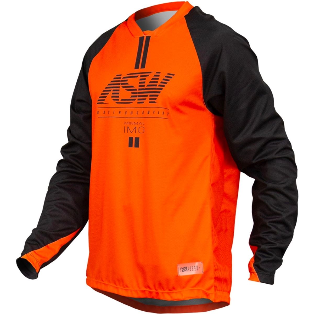 Camisa ASW Image Minimal 23 Laranja/Preto - Grid Motors