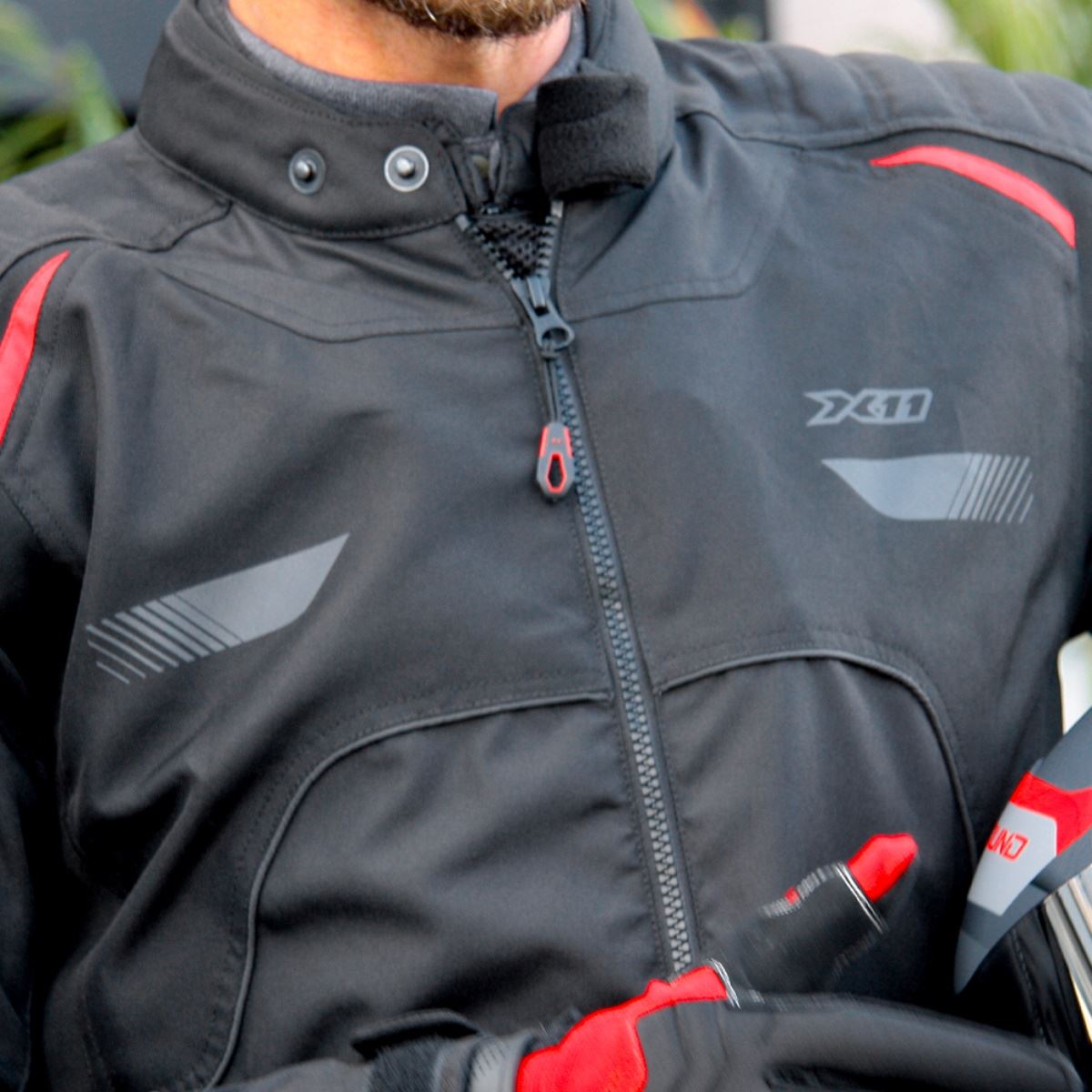 Jaqueta X11 Veler Preto (100% Impermeável) - Grid Motors