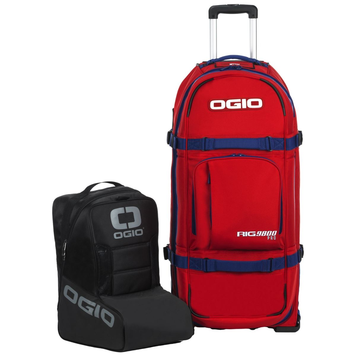 Mala Ogio Rig 9800 Pro Wheeled Bag Cubbie - Vermelho - Grid Motors