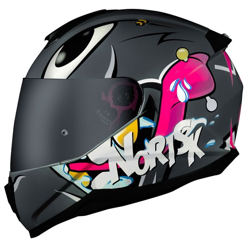 Capacete Norisk Razor Mad - Cinza - Grid Motors