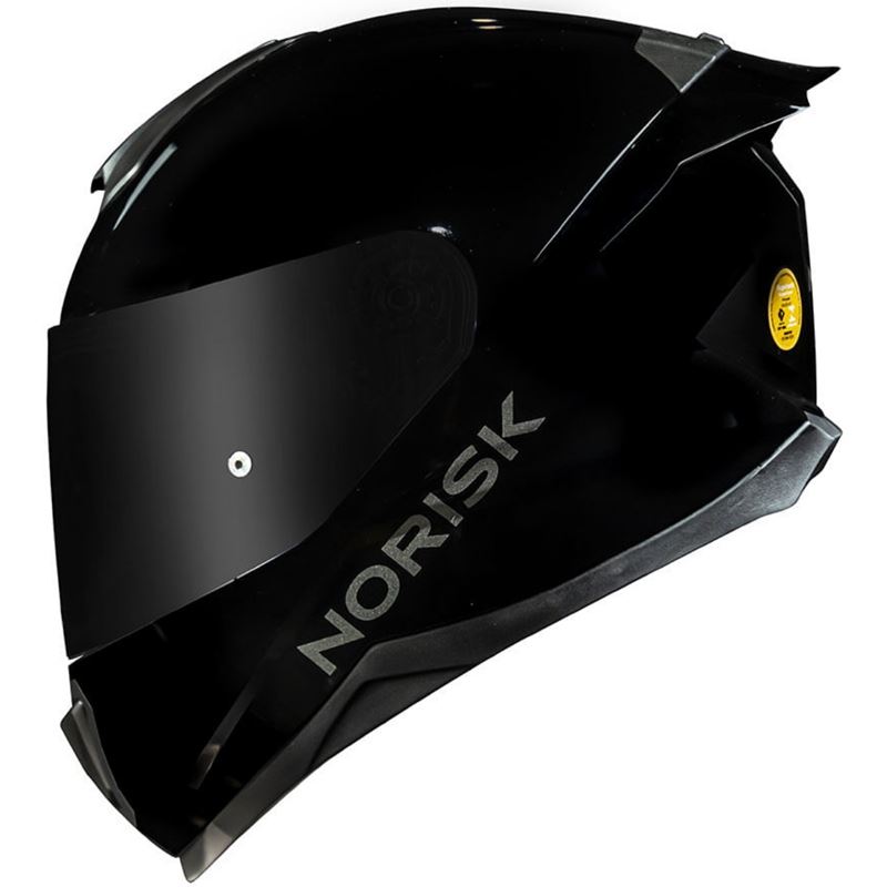 Capacete Norisk Razor Monocolor Black Edition - Preto - Grid Motors