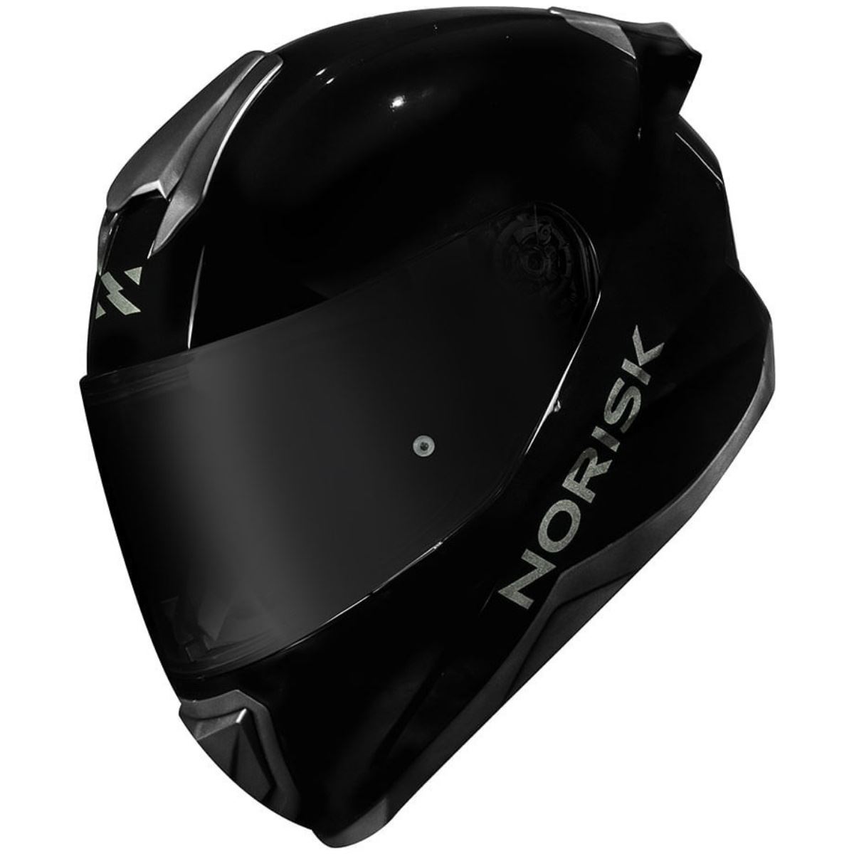 Capacete Norisk Razor Monocolor Black Edition - Preto - Grid Motors