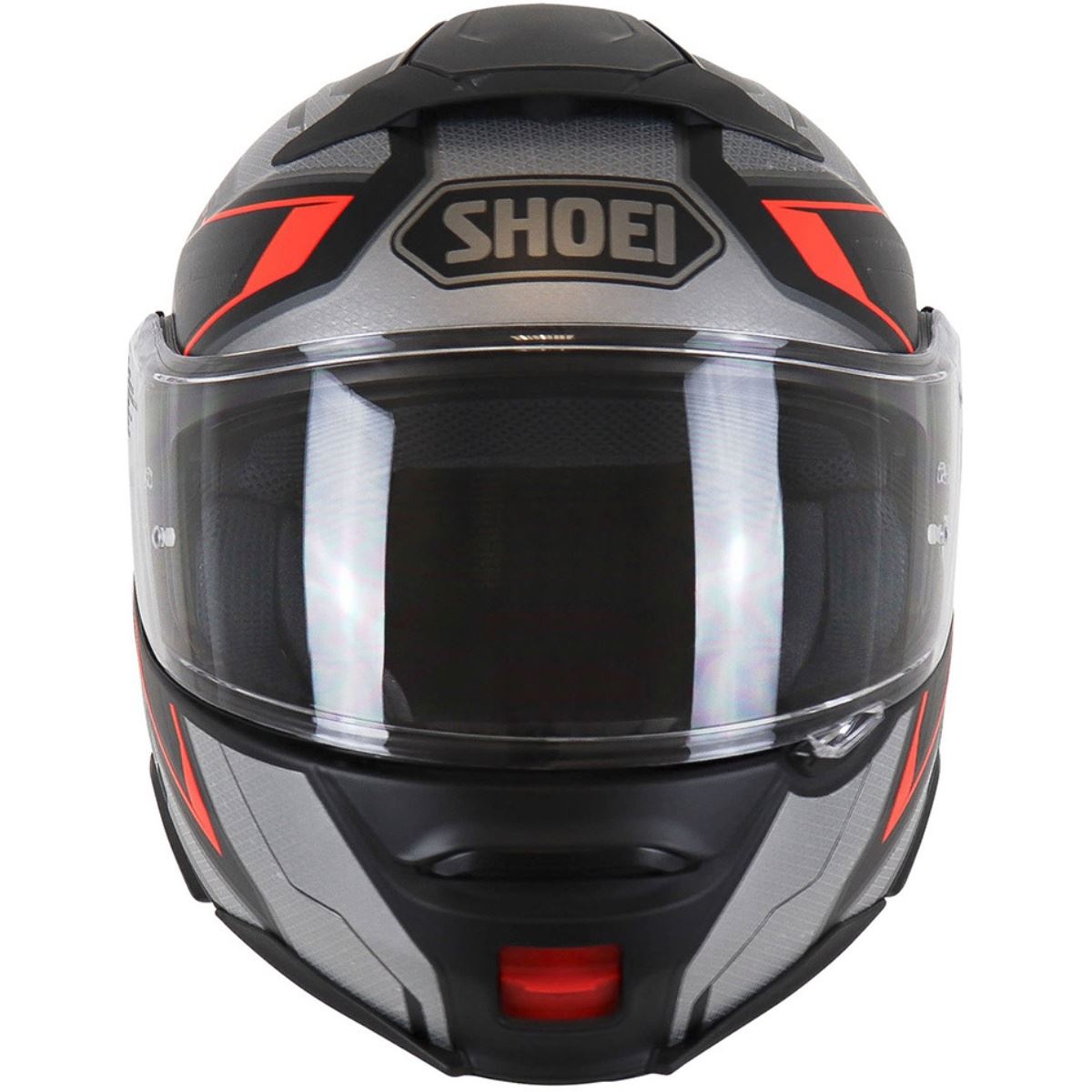 Capacete Shoei Neotec 2 Respect TC-5 - Cinza/Preto/Vermelho (Articulado ...