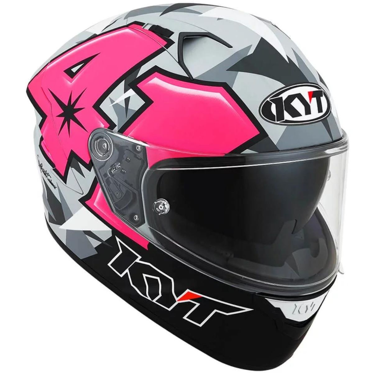 Capacete KYT NF-R Espargaro 2019 - Cinza Fosco - Grid Motors