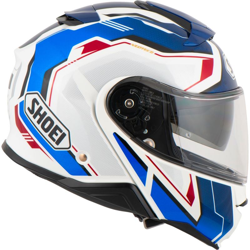 Capacete Shoei Neotec 2 Respect TC-10 (Articulado) - Branco/Azul ...