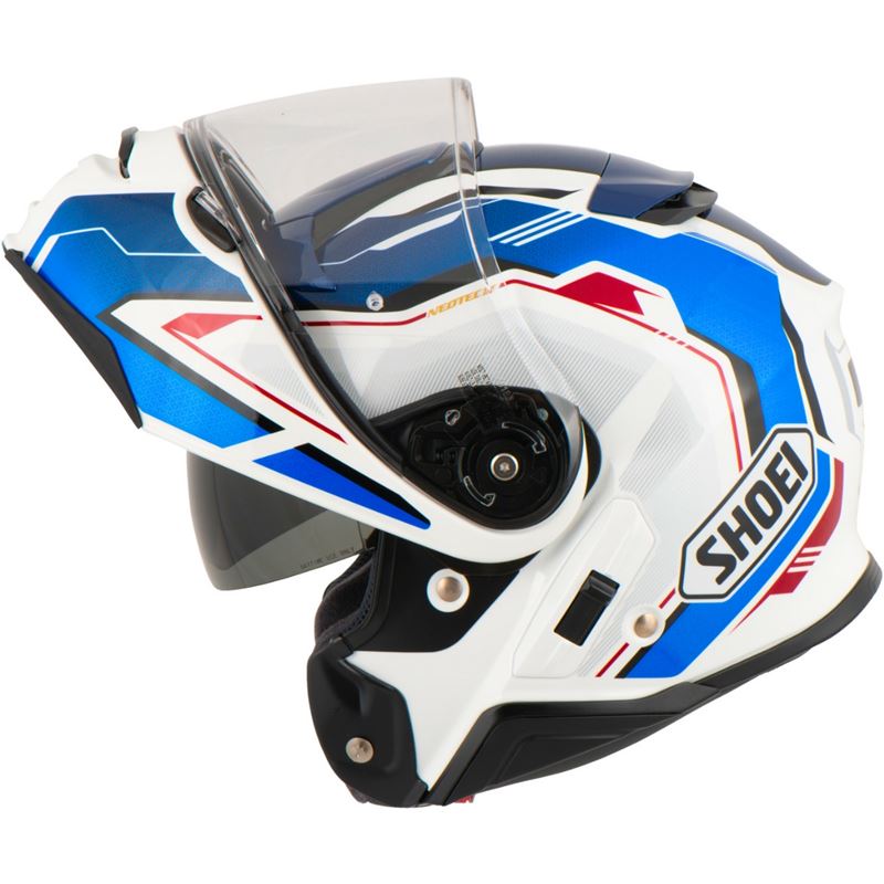 Capacete Shoei Neotec 2 Respect TC-10 (Articulado) - Branco/Azul ...