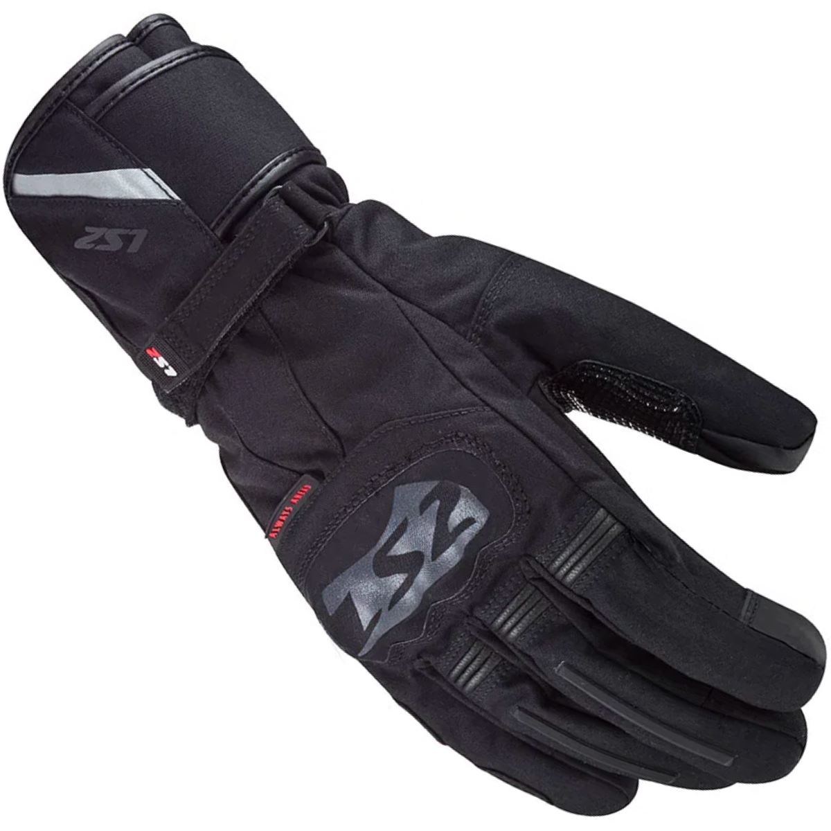 Luva LS2 Snow - Preto - Grid Motors
