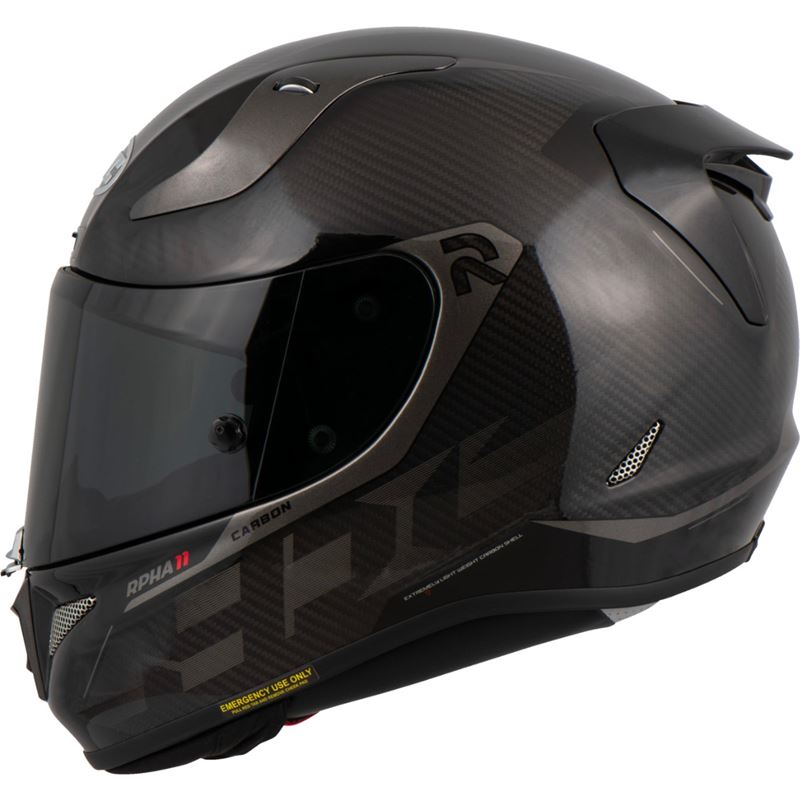 Capacete HJC RPHA 11 Carbon Bleer - Preto/Cinza - Grid Motors