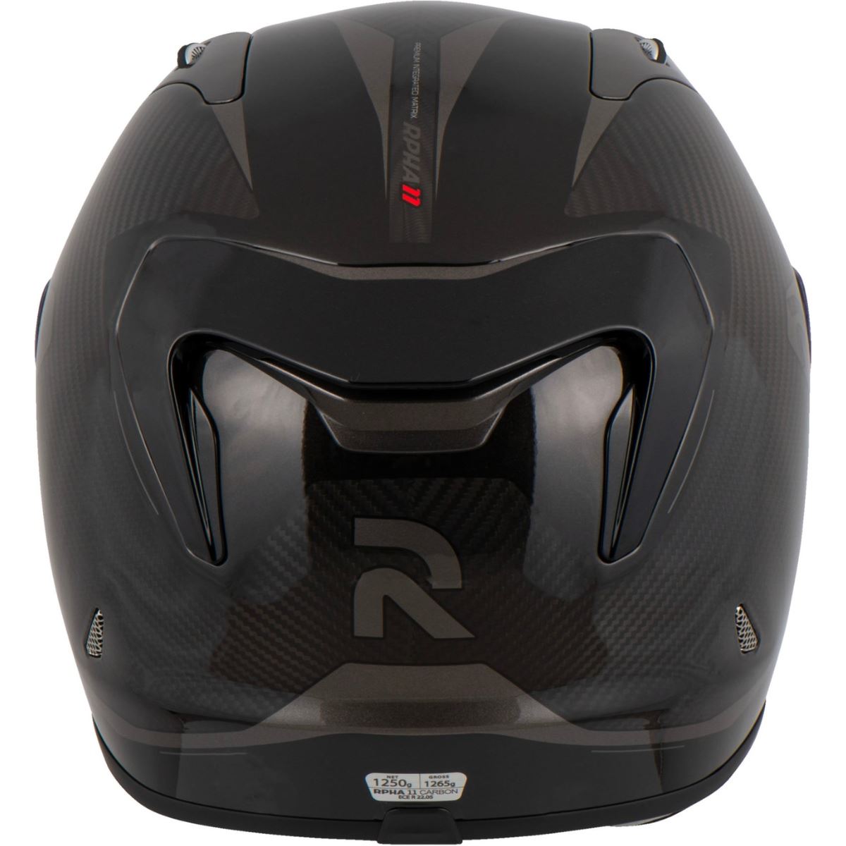 Capacete HJC RPHA 11 Carbon Bleer - Preto/Cinza - Grid Motors