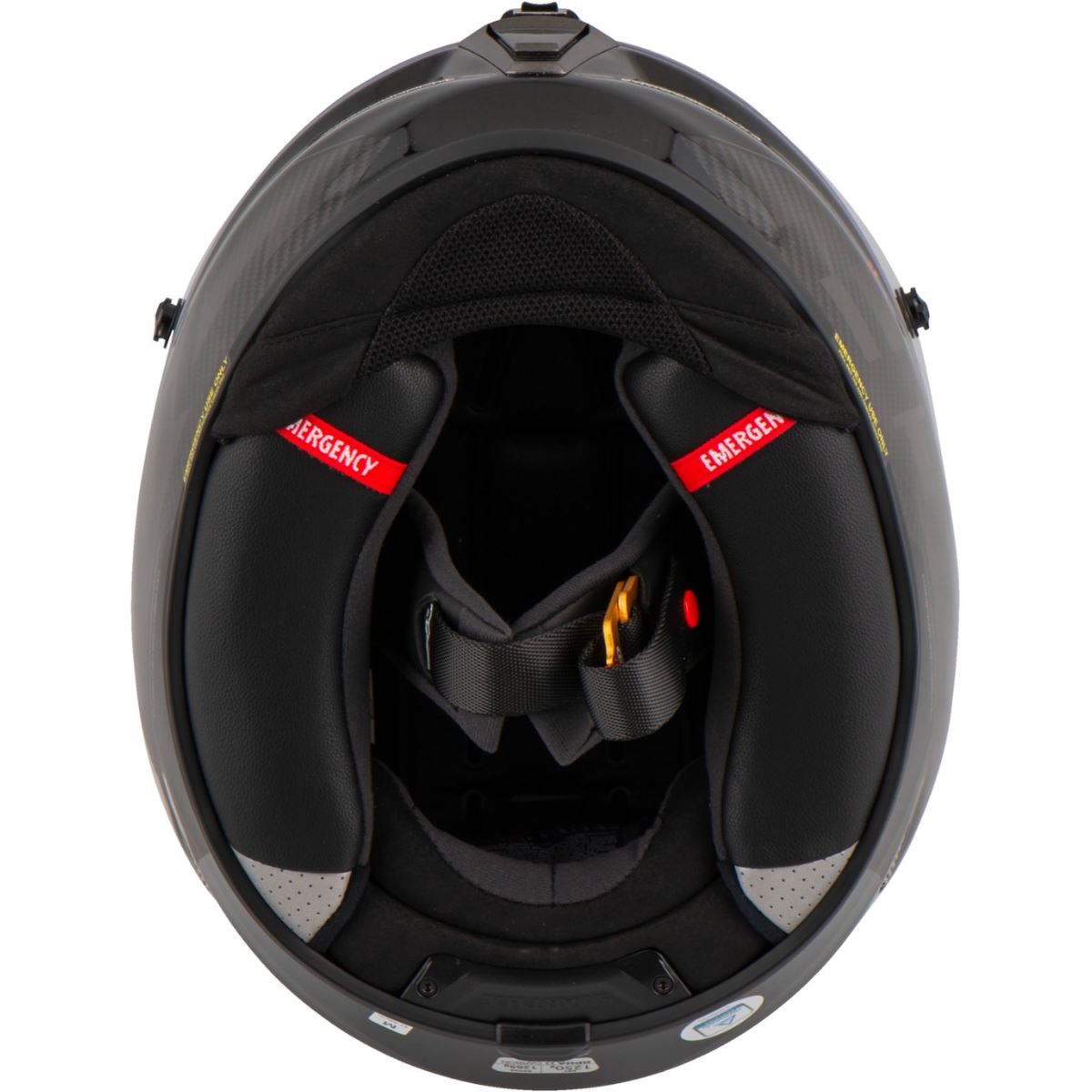 Capacete HJC RPHA 11 Carbon Bleer - Preto/Cinza - Grid Motors