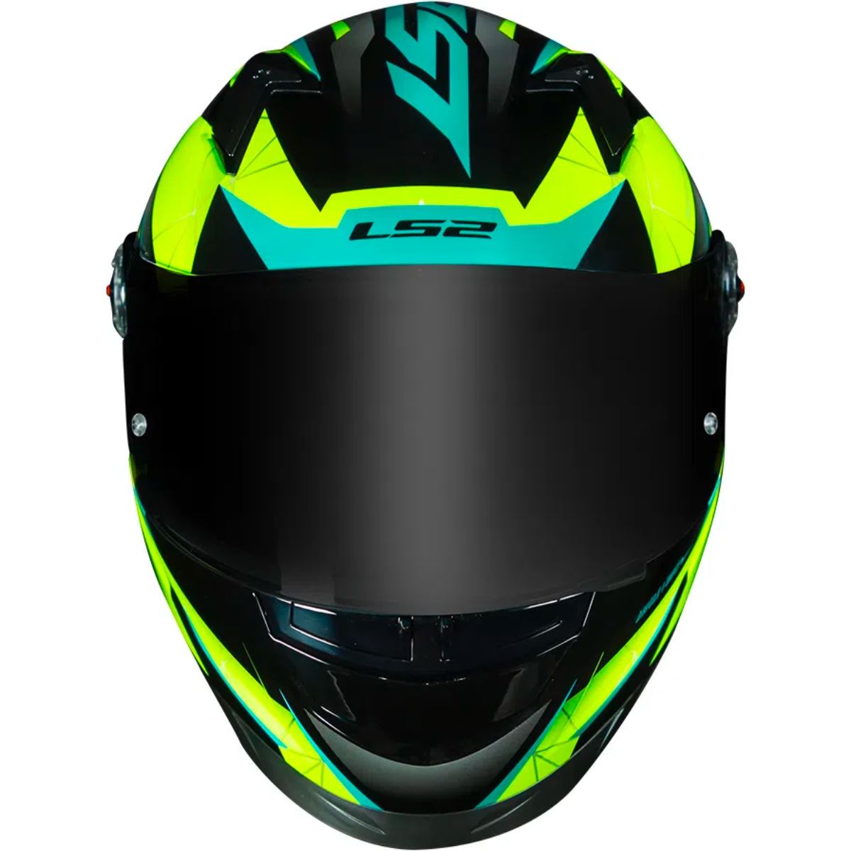 Capacete LS2 FF358 Draze - Preto/Amarelo Fluor - Grid Motors