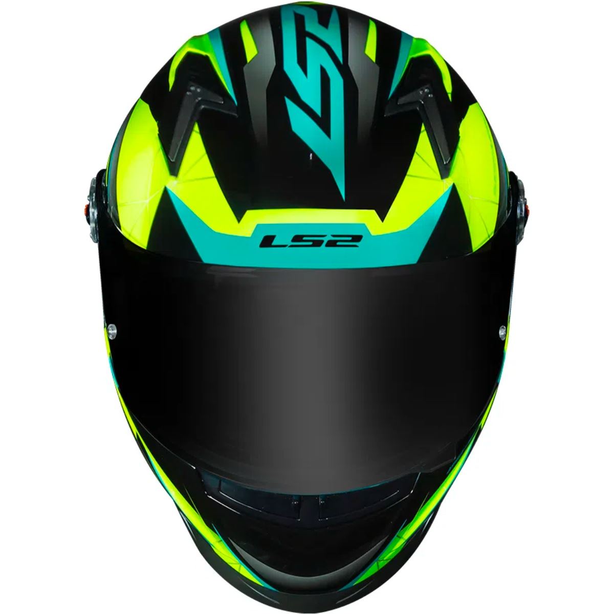 Capacete LS2 FF358 Draze - Preto/Amarelo Fluor - Grid Motors