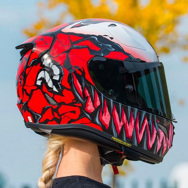 Capacete HJC RPHA 11 Carnage - Vermelho (Tri-Composto) - Grid Motors