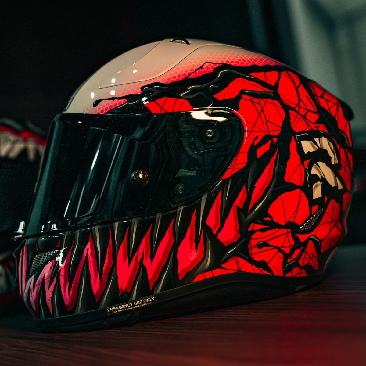 Capacete HJC RPHA 11 Carnage - Vermelho (Tri-Composto) - Grid Motors