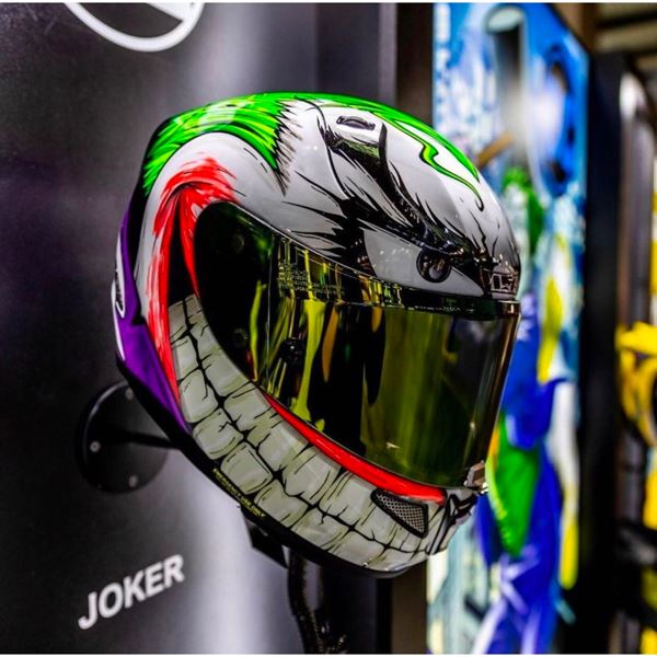 Capacete HJC RPHA 11 DC Joker - Verde/Roxo (Tri-Composto) - Grid Motors