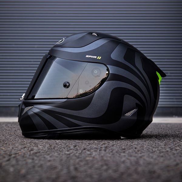 Capacete HJC RPHA 11 Eldon - Cinza/Verde (Tri-Composto) - Grid Motors