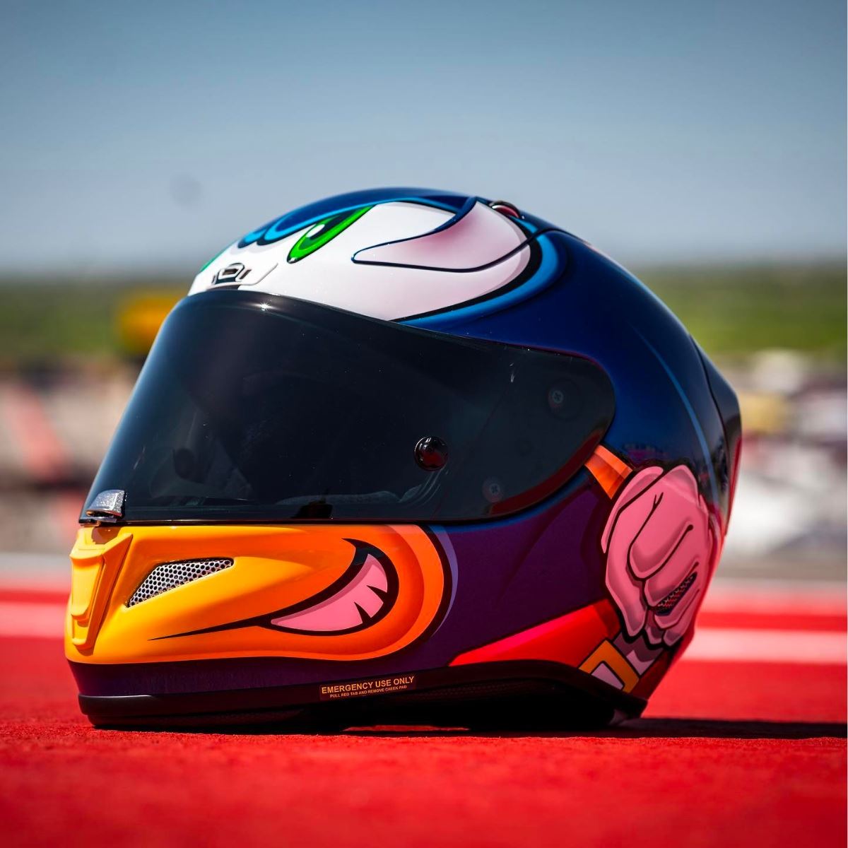 Capacete HJC RPHA 11 Sonic Sega - Azul (Tri-Composto) - Grid Motors