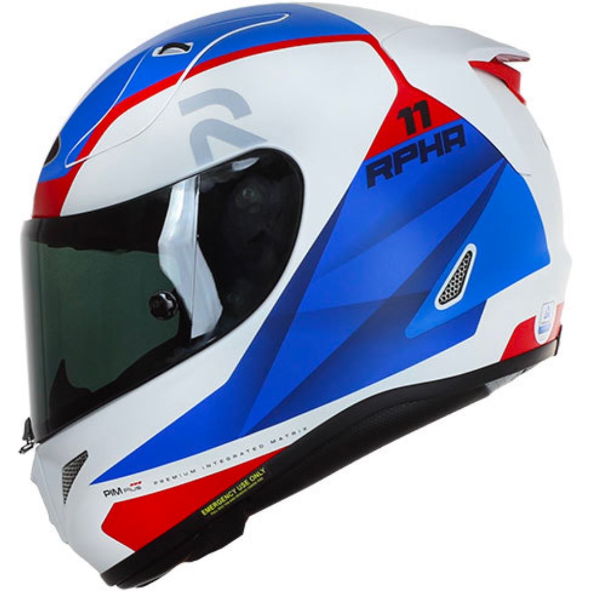 Capacete HJC RPHA 11 Texen - Branco/Azul/Vermelho (Tri-Composto) - Grid ...