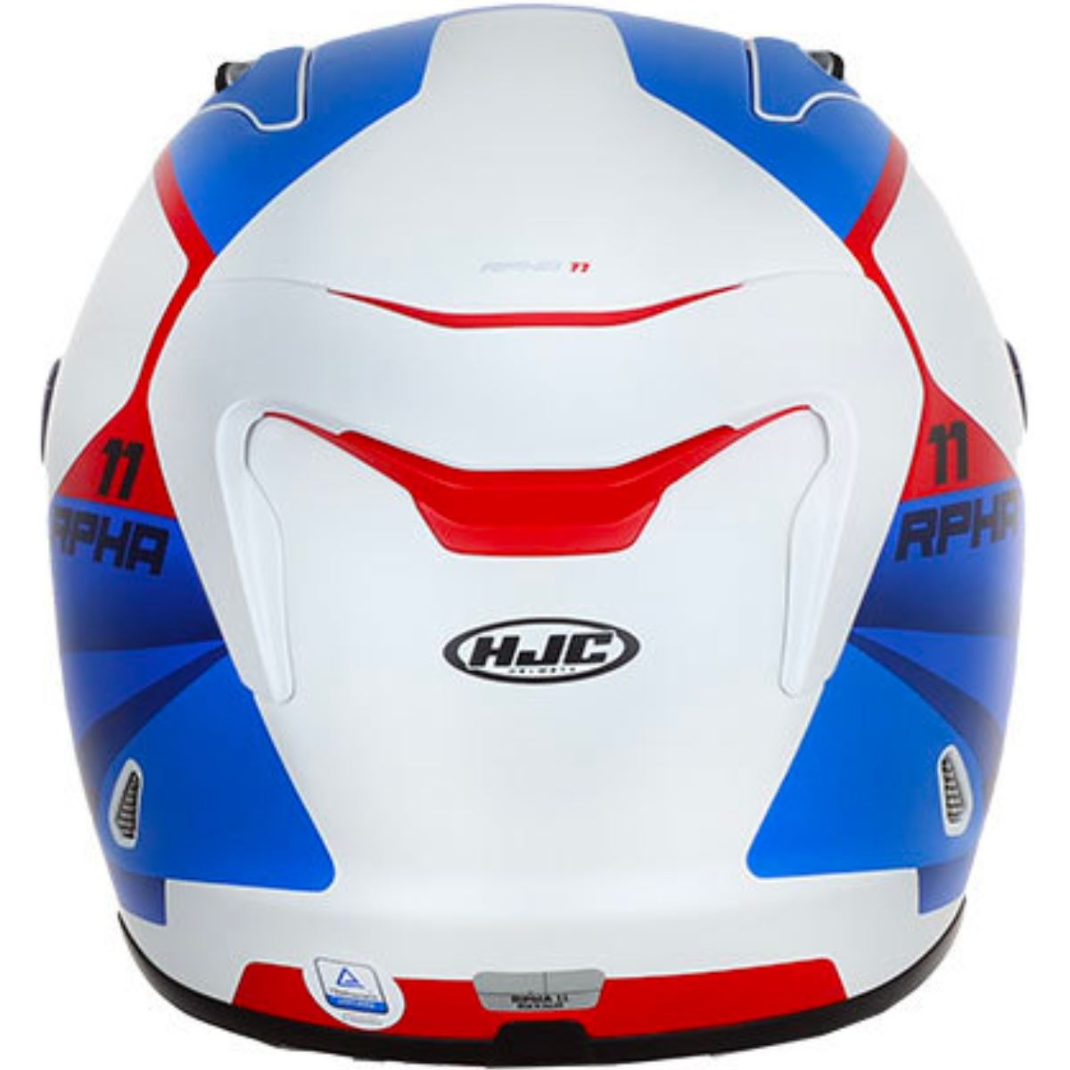 Capacete HJC RPHA 11 Texen - Branco/Azul/Vermelho (Tri-Composto) - Grid ...