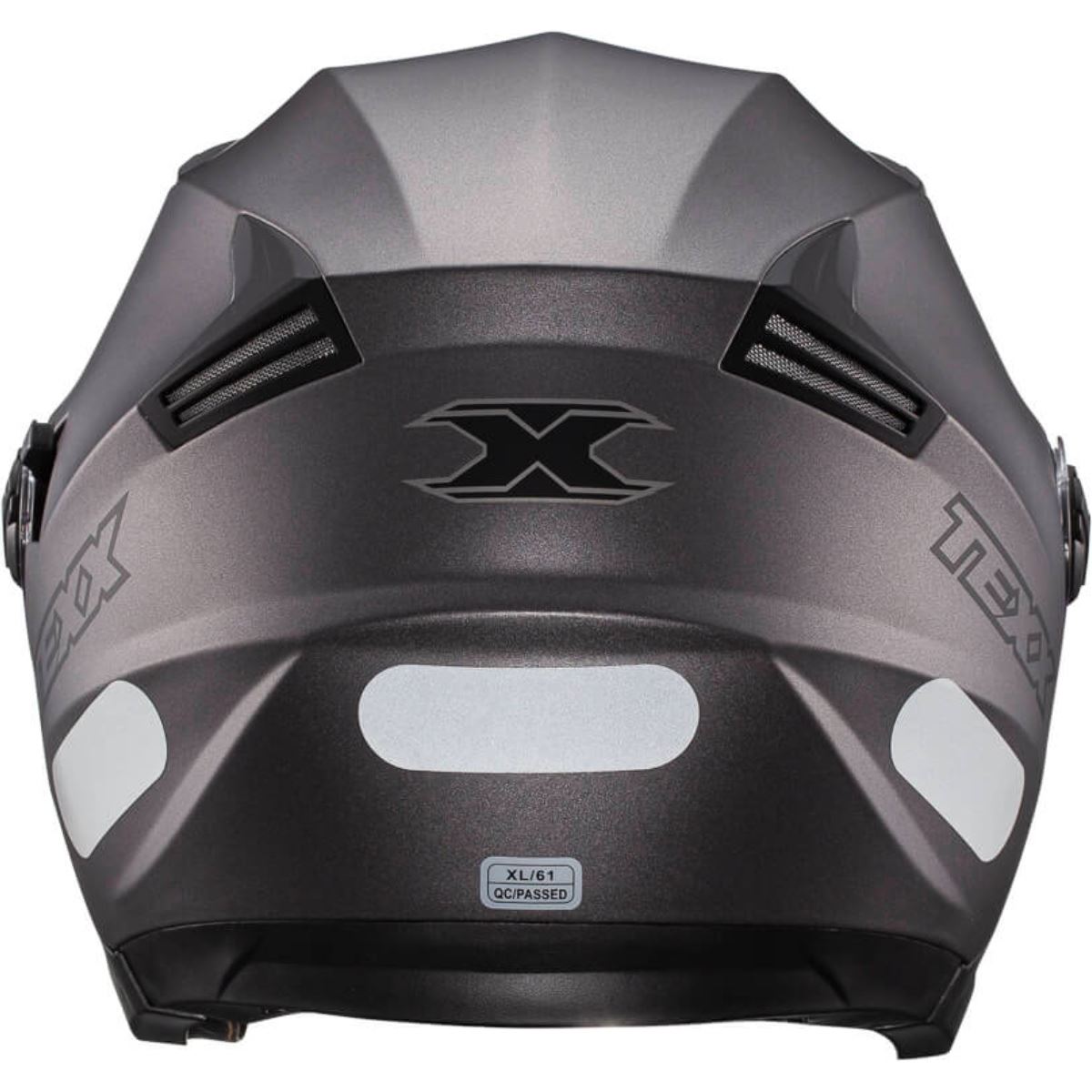 Capacete Texx Ugello Solid - Cinza Chumbo Fosco - Grid Motors