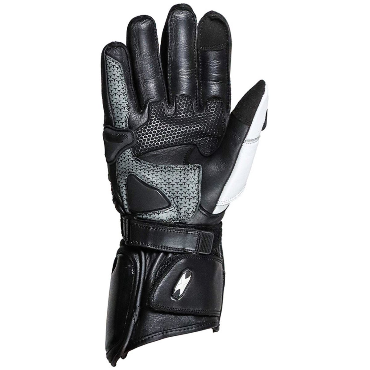 Luva Texx Pista V2 Preto/Cinza - Grid Motors