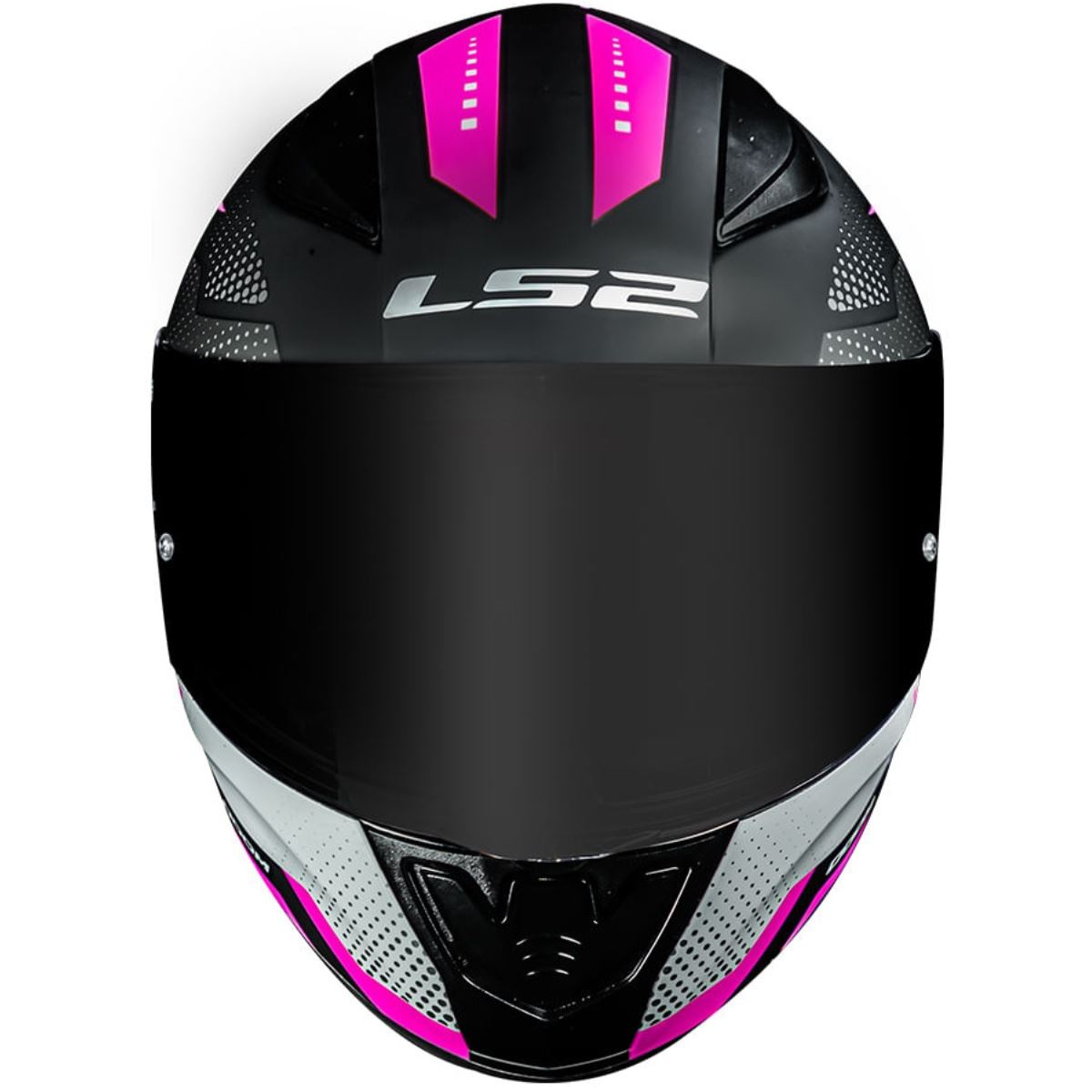 Capacete LS2 FF353 Rapid Doom - Rosa - Grid Motors