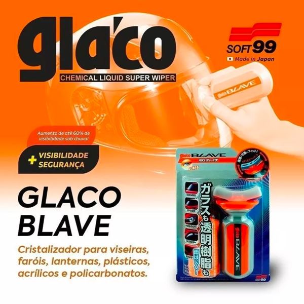 Repelente de Água de Chuva Soft99 - Glaco Blave - 70ml - Grid Motors