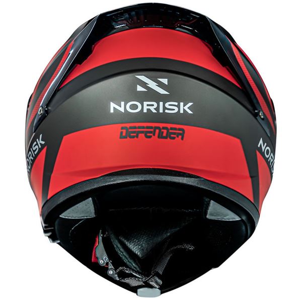 Capacete Norisk Motion Articulado Defender - Vermelho/Preto - Grid Motors