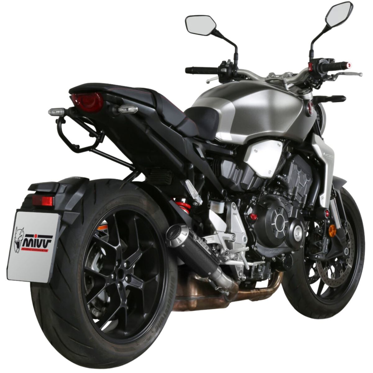 Escapamento MIVV MK3 Honda CB1000R (com Link Pipe) - Fibra de Carbono - Grid Motors