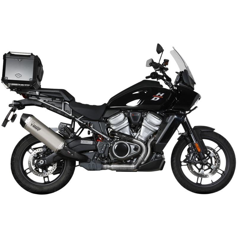 Escapamento MIVV Speed Edge Harley Davidson Pan America (com Link Pipe) - Titânio/Fibra de ...