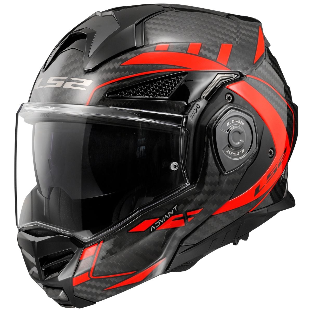 Capacete LS2 Advant X FF901 Future - Vermelho (Articulado) - Grid ...
