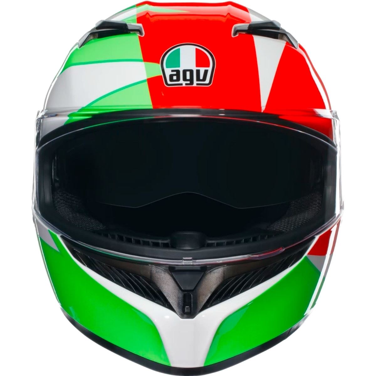 Capacete AGV K3 Mugello 2018 Branco/Verde - Valentino Rossi (Com ...