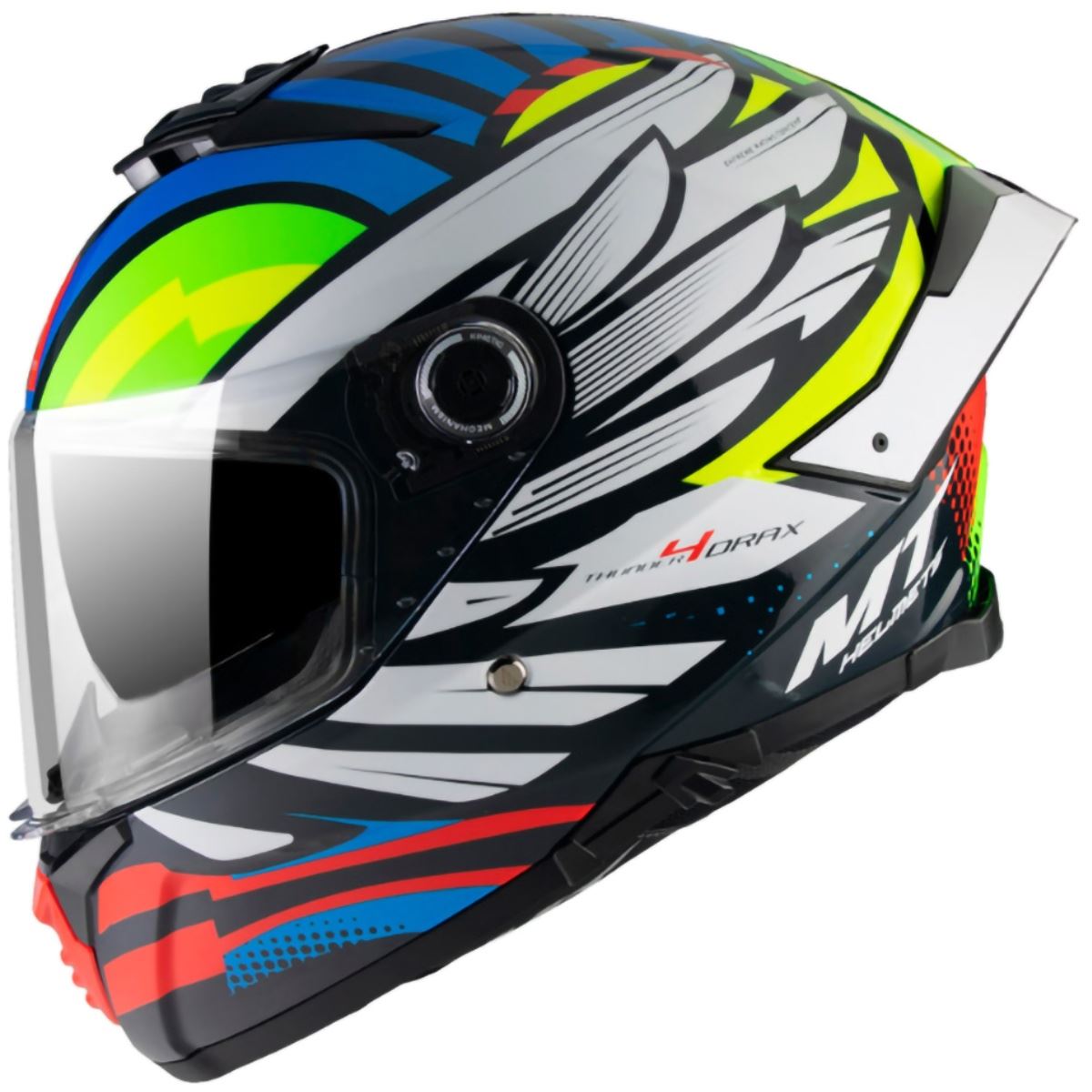Capacete MT Thunder 4 SV Drax B7 Azul - Grid Motors
