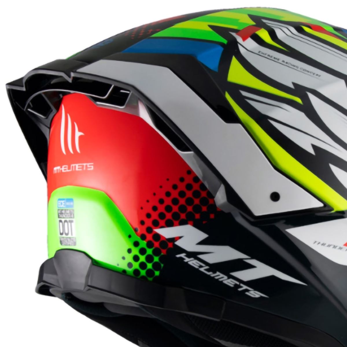 Capacete MT Thunder 4 SV Drax B7 Azul - Grid Motors