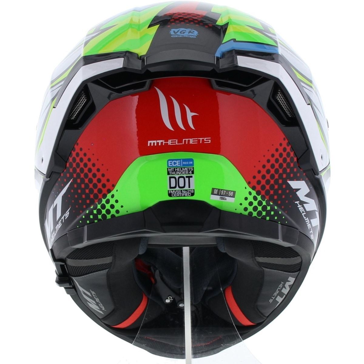 Capacete MT Thunder 4 SV Drax B7 Azul - Grid Motors