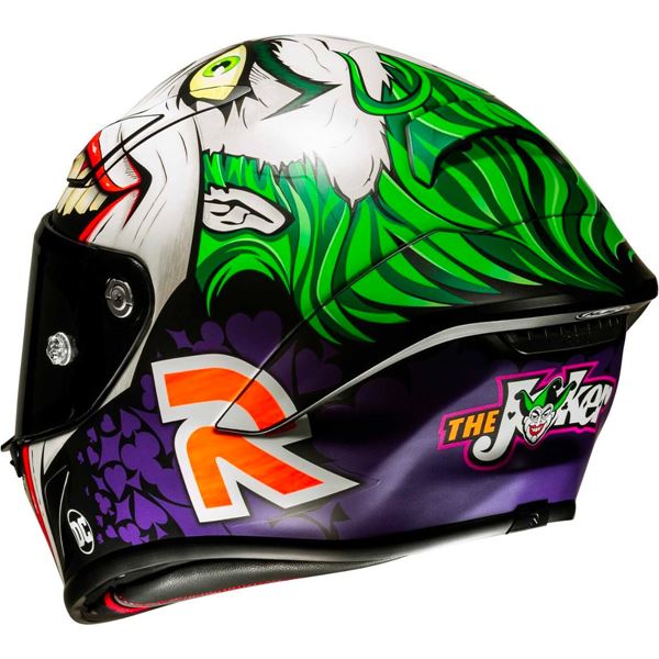Capacete HJC RPHA 1 Joker DC Comics - Branco (Tri-Composto) - Grid Motors