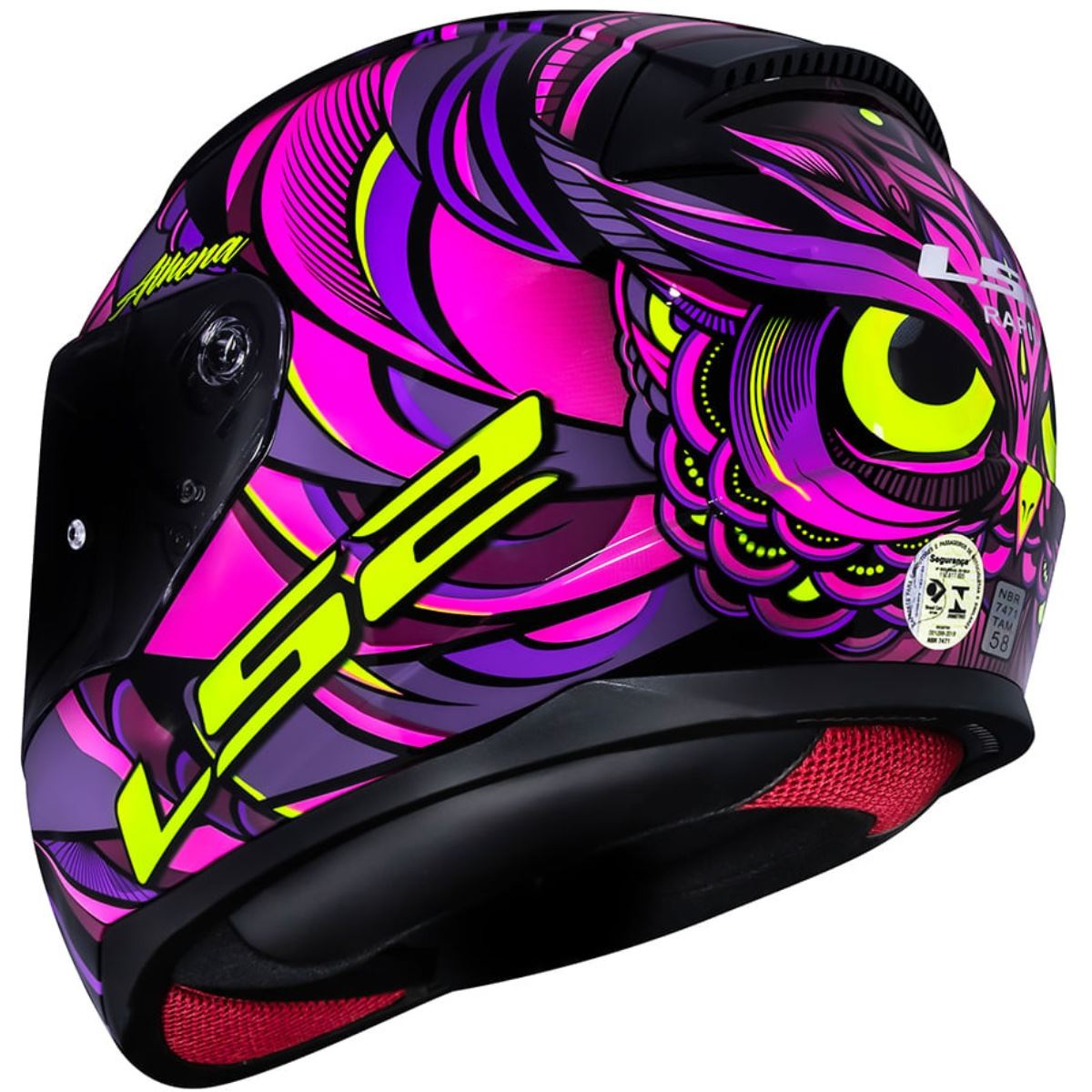 Capacete LS2 FF353 Rapid Athena - Roxo