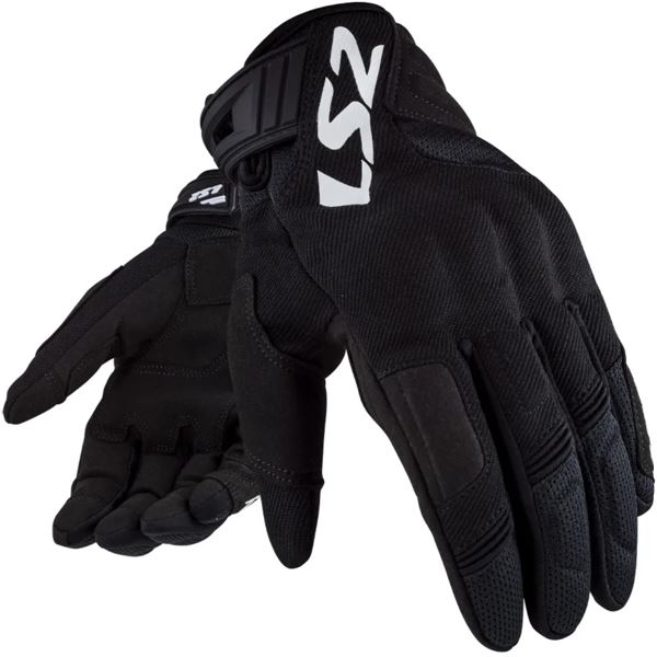 Luva LS2 Silva Preto - Grid Motors