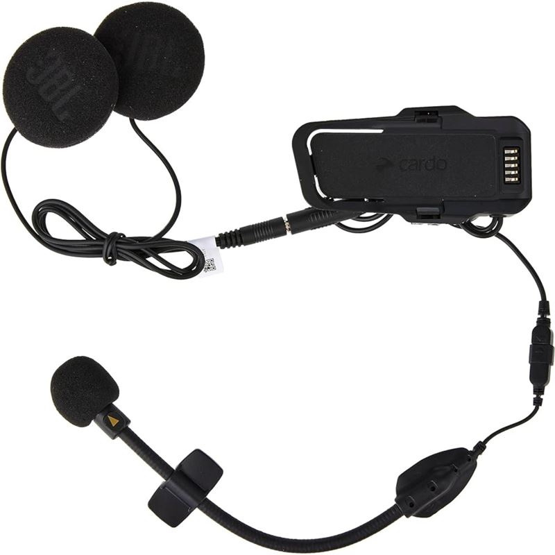 Kit Áudio e Microfone Intercomunicador Cardo PackTalk Edge - Grid Motors