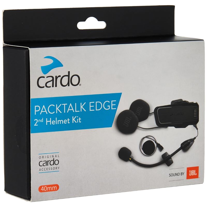 Kit Áudio e Microfone Intercomunicador Cardo PackTalk Edge - Grid Motors