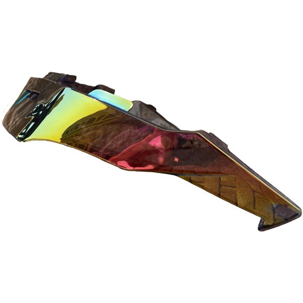 Spoiler Capacete KYT TT Course Racing Duotech Iridium - Grid Motors