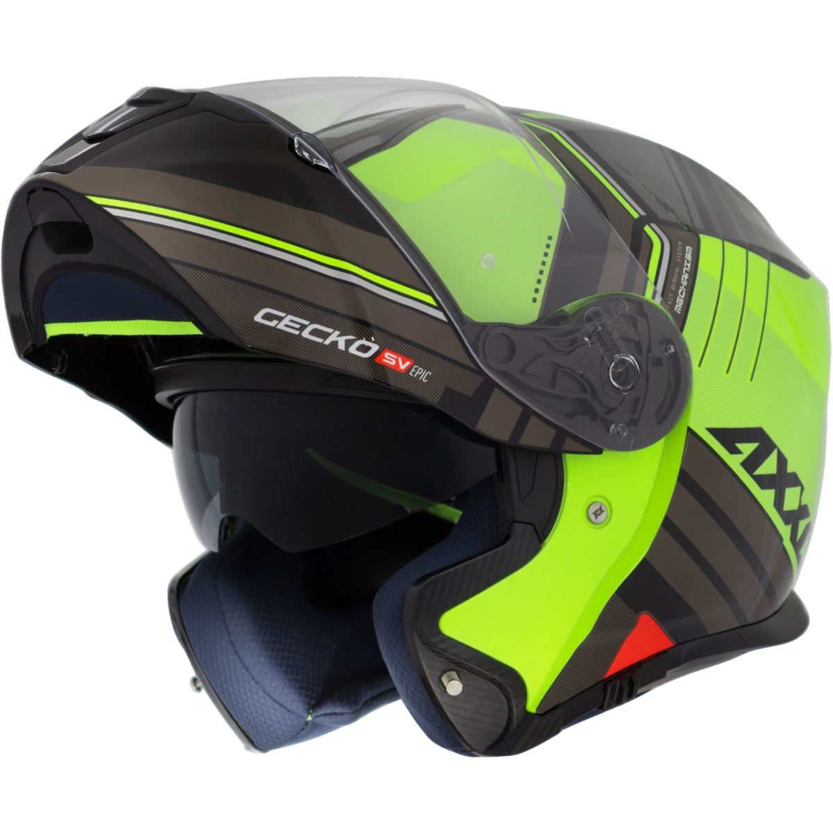 Capacete Axxis Gecko SV Epic B3 - Amarelo Fluor - Grid Motors