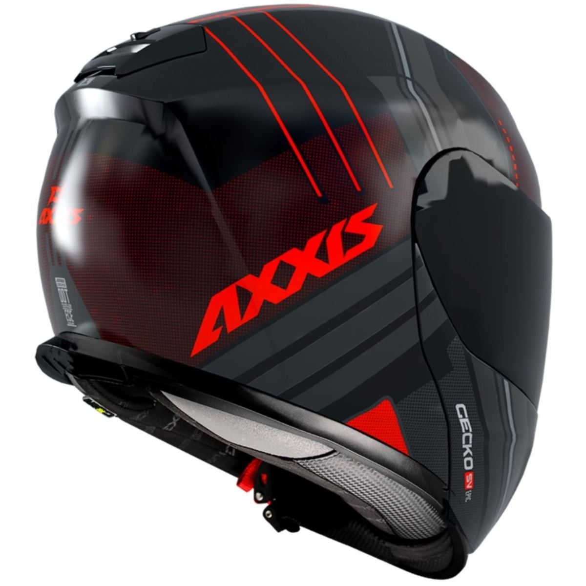 Capacete Axxis Gecko SV Epic B5 - Vermelho Fosco - Grid Motors