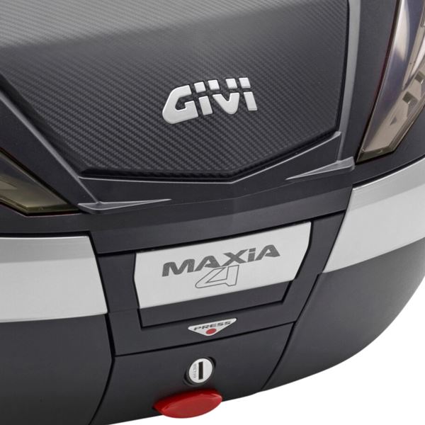 Baú / Bauleto Givi V56NNT Maxia 4 Lente Fumê 56 Litros - Preto/Cinza - Grid Motors