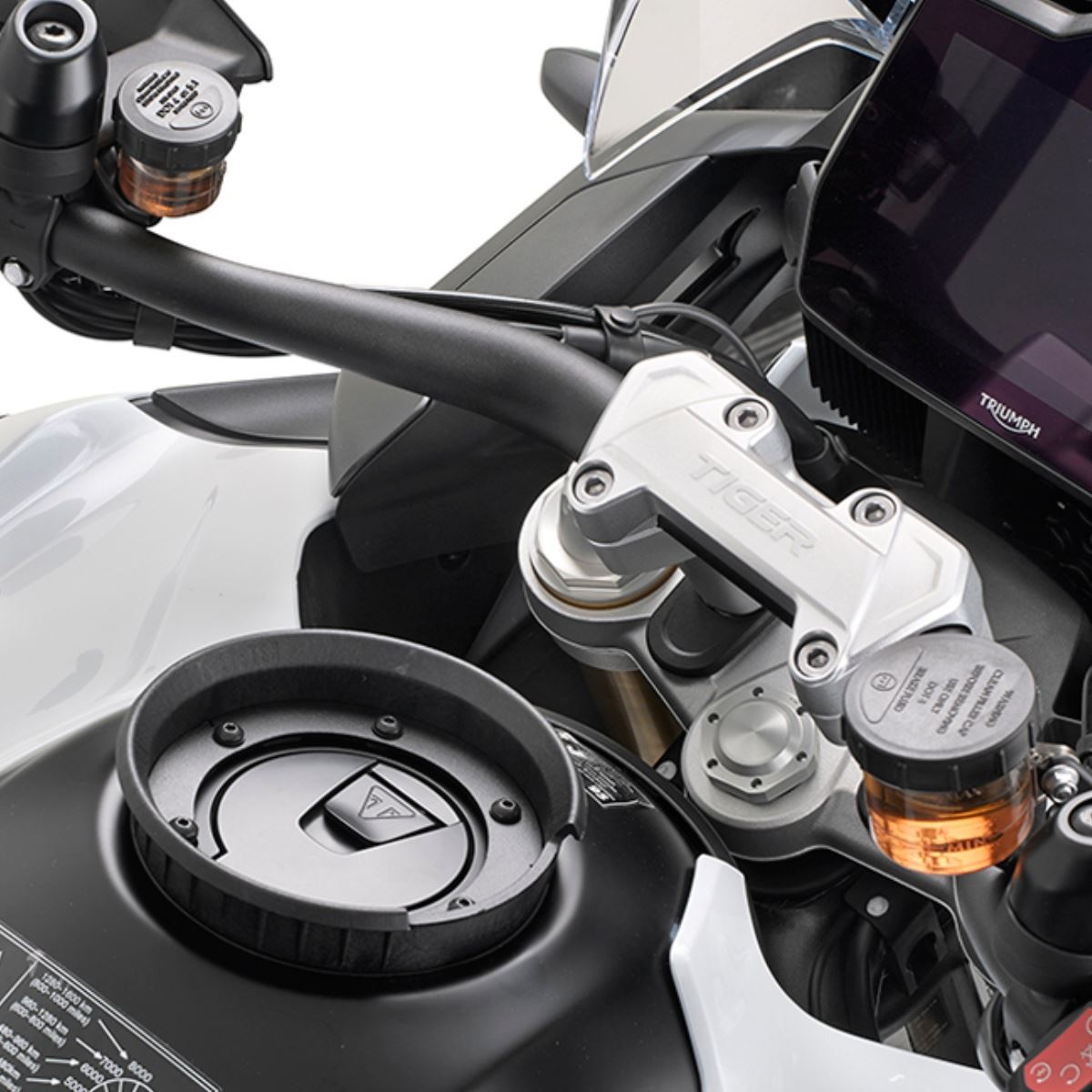 Flange para Bolsa de Tanque Givi Triumph Tiger 1200 GT Explorer - BF74 ...