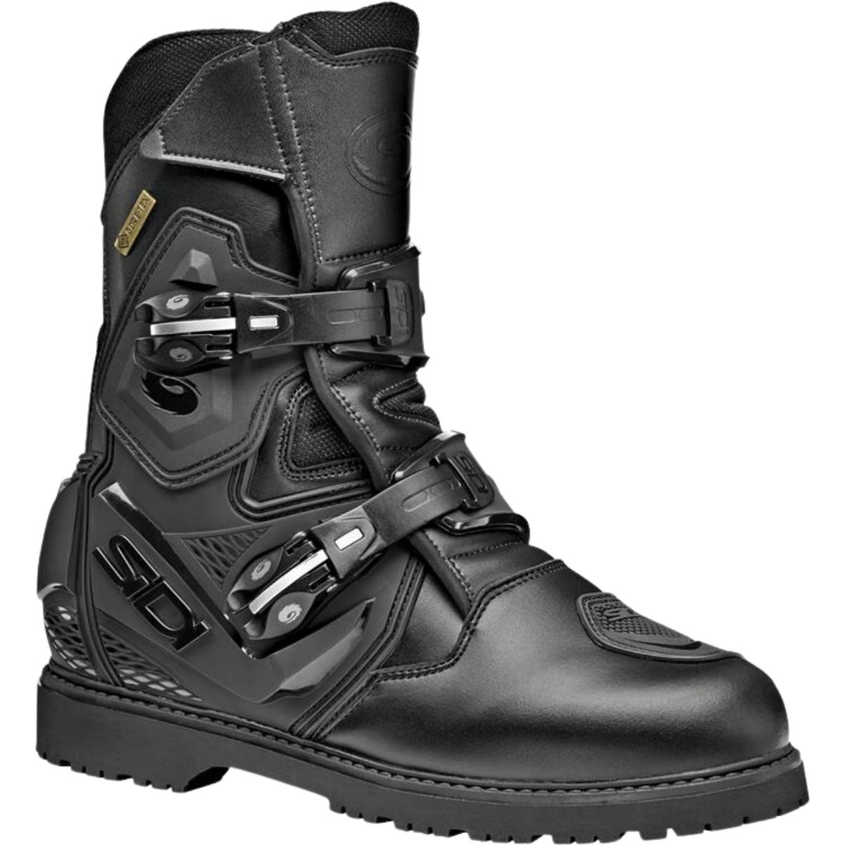 Bota Sidi Mid Adventure 2 Gore-Tex - Preta (100% Impermeável) - Grid Motors