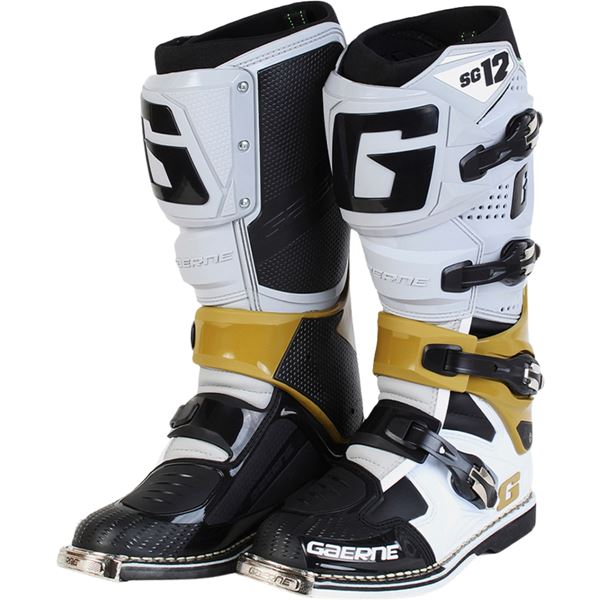 Bota Gaerne SG12 - Cinza/Branca - Grid Motors
