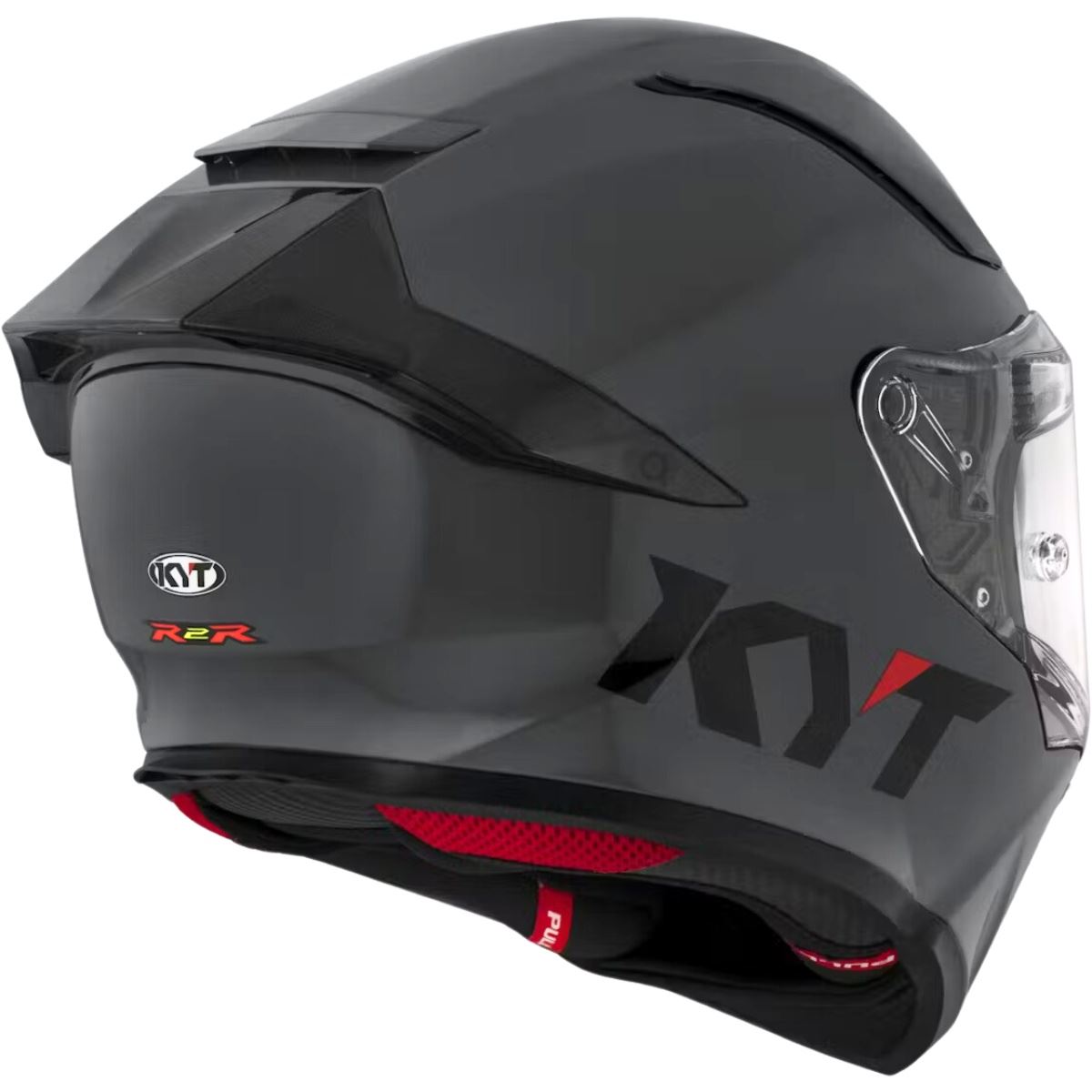 Capacete KYT R2R Plain - Cinza Nardo - Grid Motors