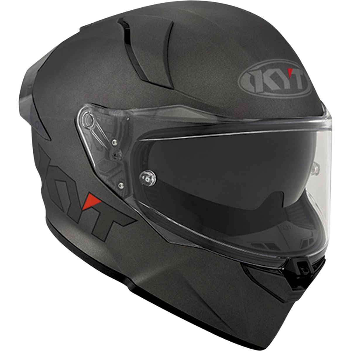 Capacete KYT R2R Plain - Cinza Fosco - Grid Motors
