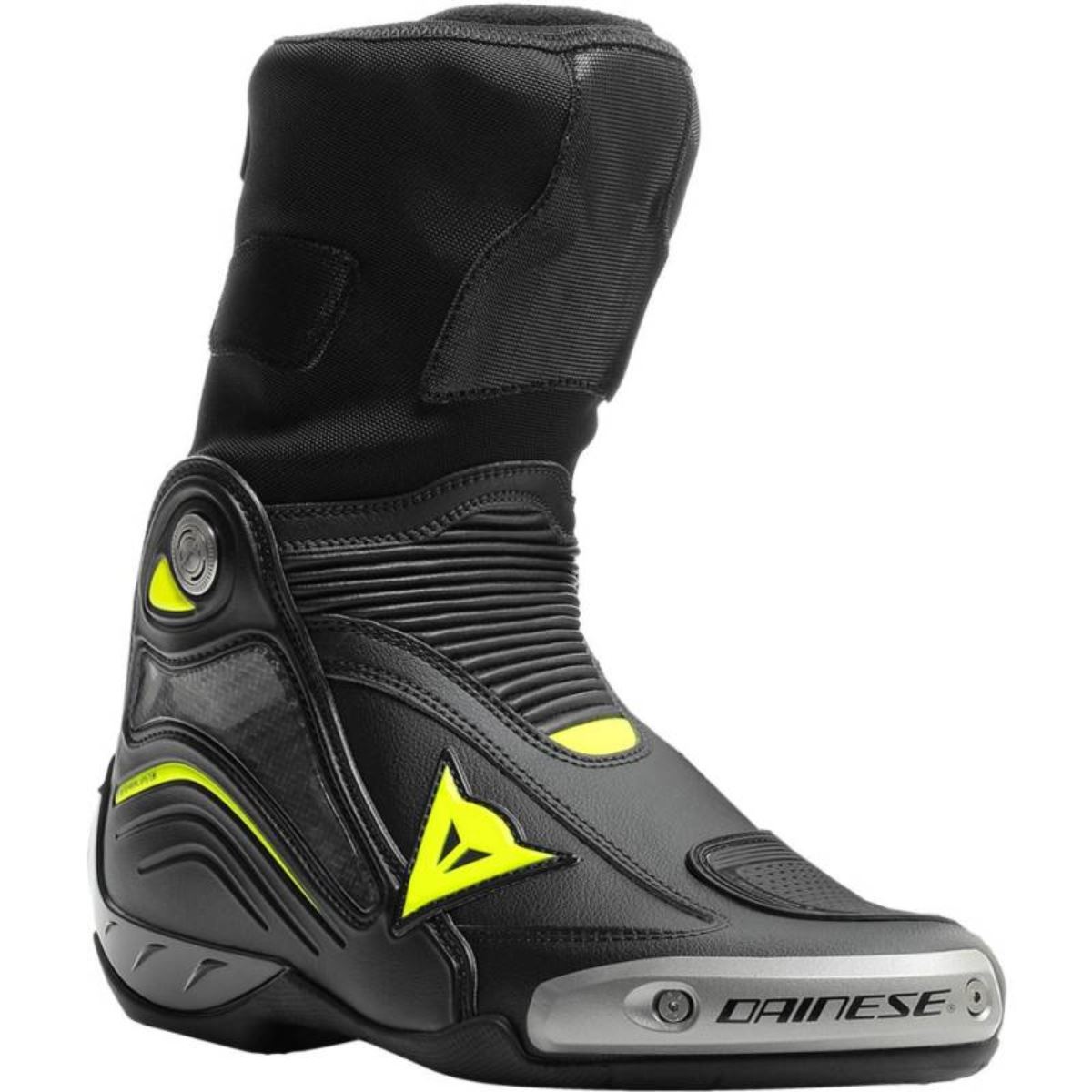 Bota Dainese Axial D1 Preto/Amarelo Fluor - Grid Motors